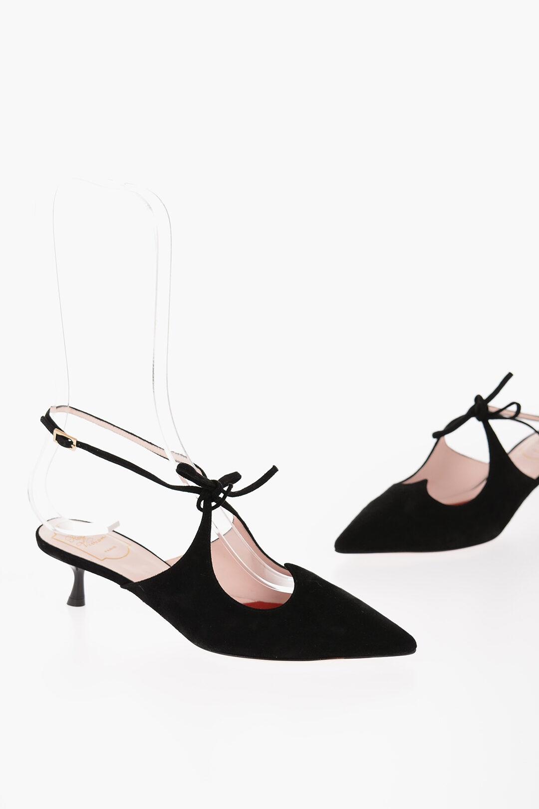 Roger Vivier Suede Slingbacks with Spool Heel 5cm women - Glamood Outlet