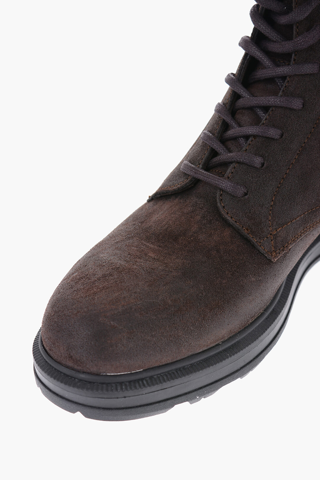 Woolrich Suede WORK Combat Boot with Zip men - Glamood Outlet