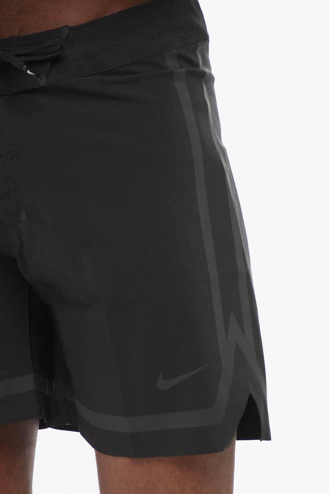Nike SWIM ENGINEERED Boxer Swim Trunks Solid-Coloured with Back Pocket ...