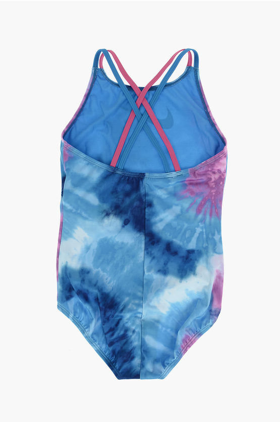 Nike KIDS SWIM Tie Dye Effect One Piece Swimsuit girls - Glamood Outlet