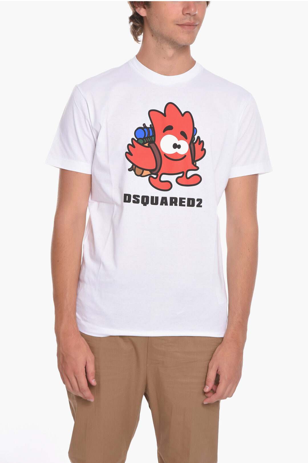 Dsquared2 T-Shirt LEAF BUDDY con Stampa Grafica uomo - Glamood Outlet