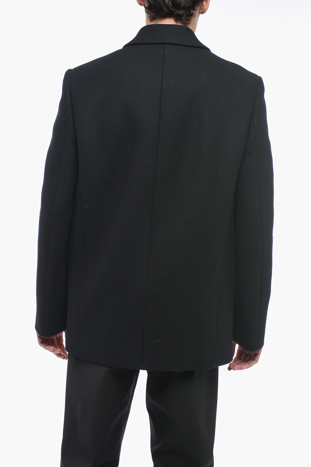 Off-White TAILORING Double-breasted BASIC Wool Blend Coat men - Glamood ...