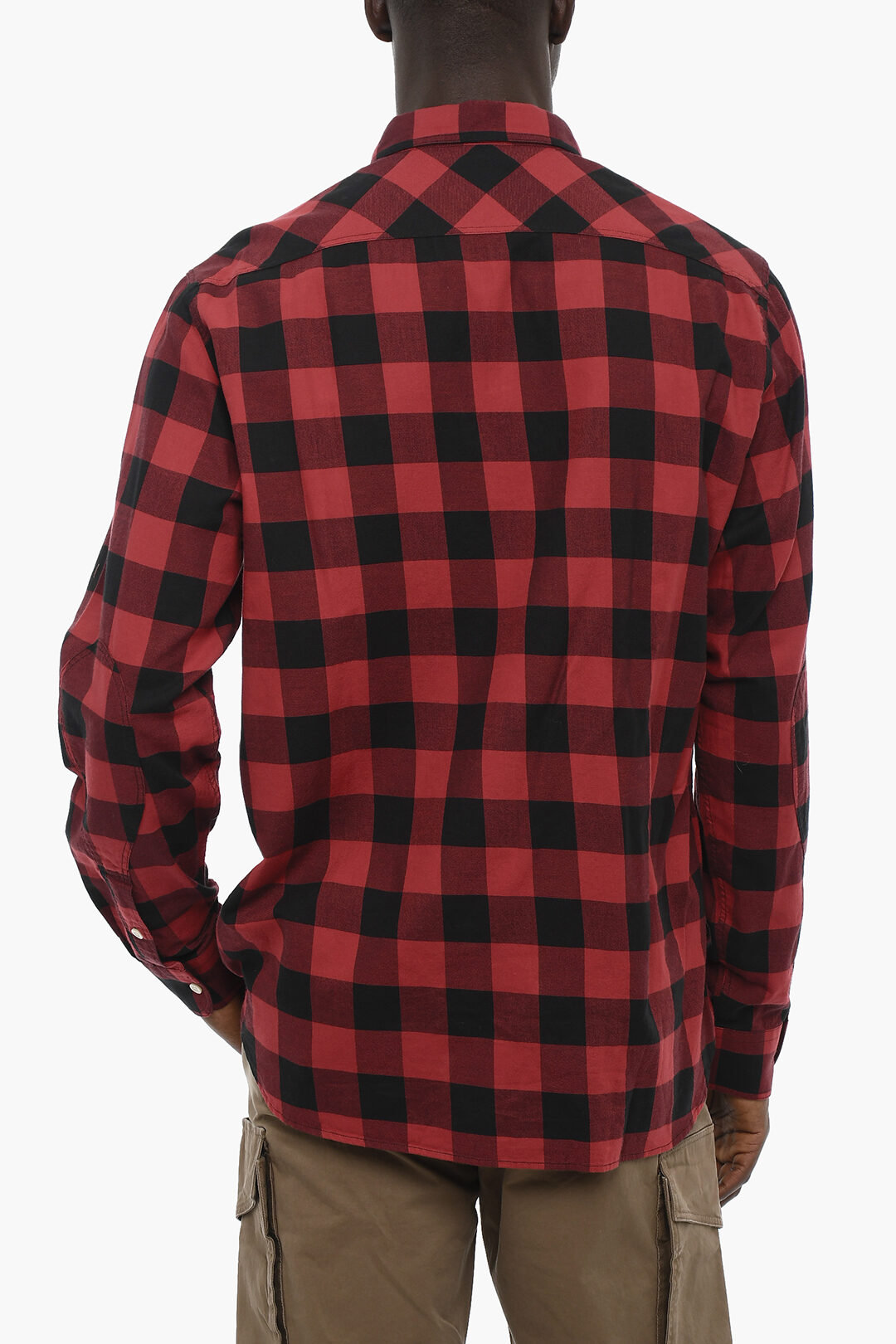 Woolrich Tartan Checked Cotton LOGGER Shirt men - Glamood Outlet