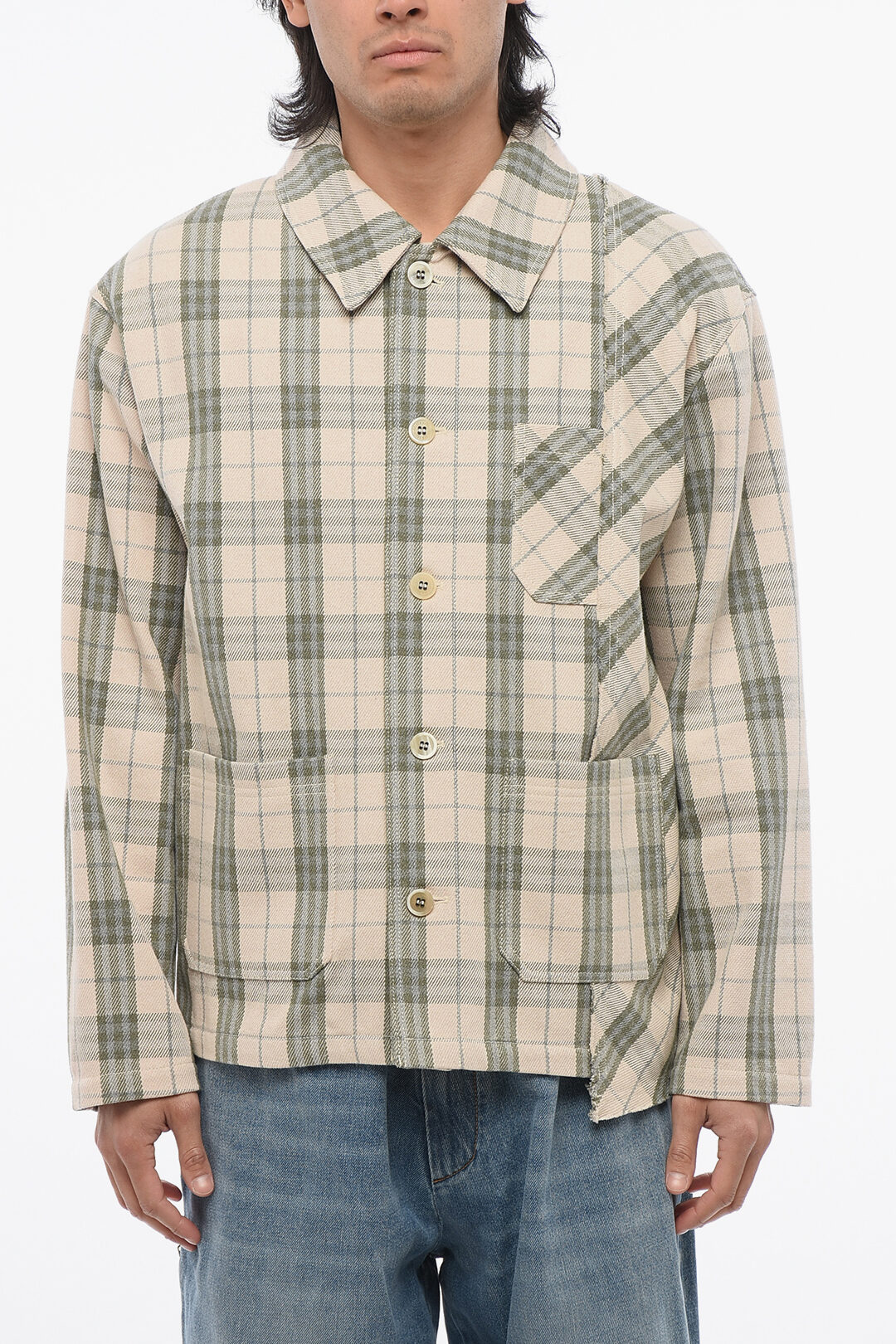 Golden Goose Tartan Patterned Cotto Flannel Overshirt men - Glamood Outlet
