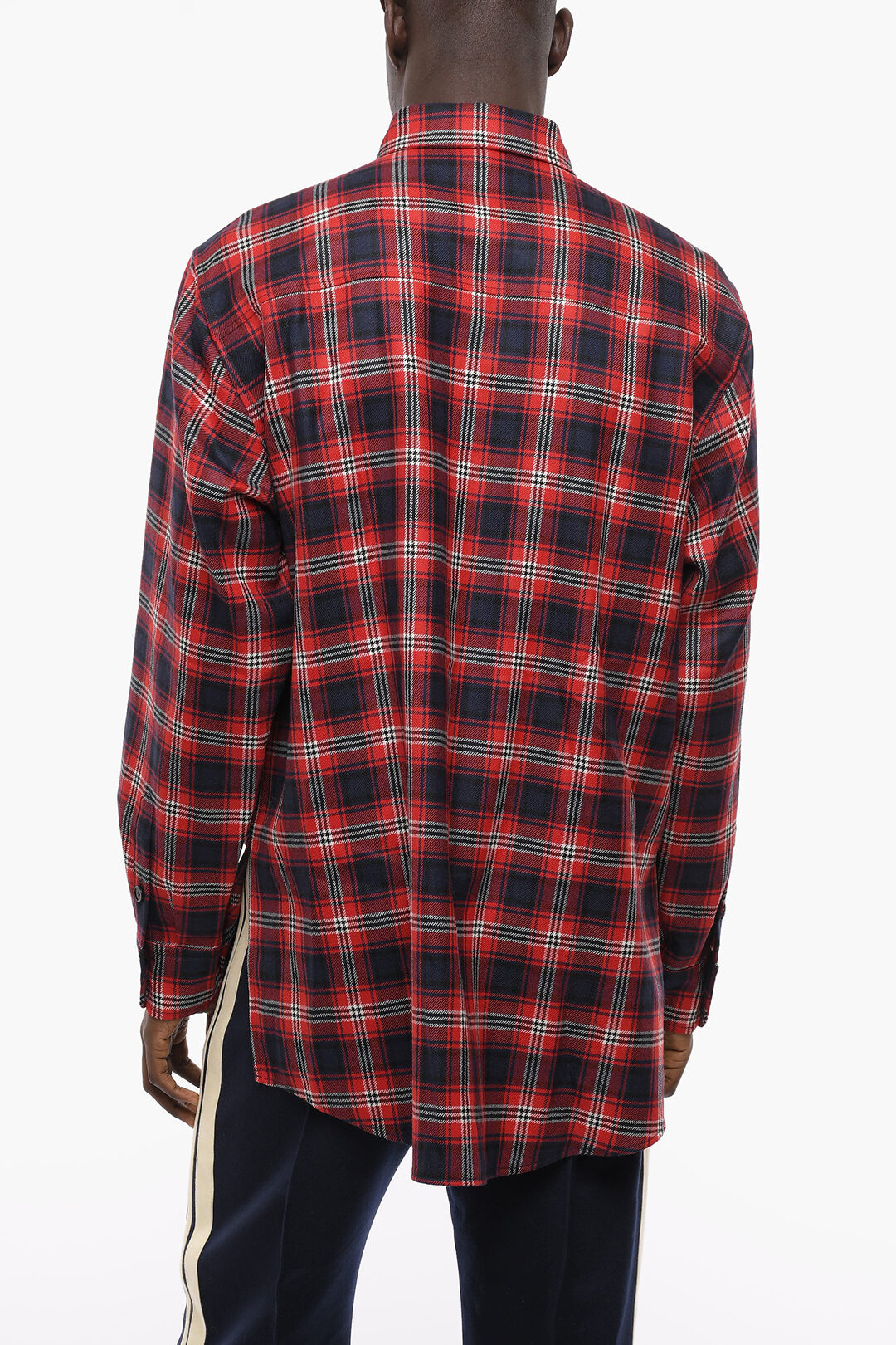 Dolce & Gabbana Tartan Patterned Wool Flannel Shirt men - Glamood Outlet