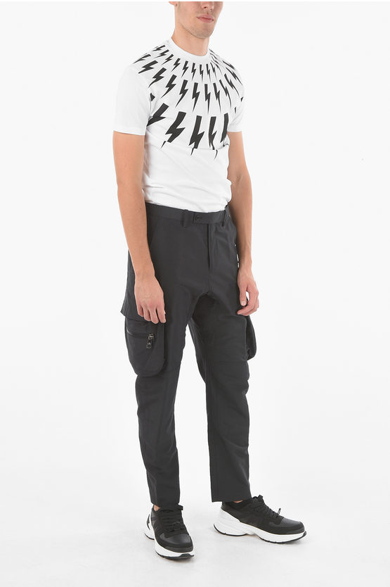Neil Barrett Tech Fabric DEEP SEA DIVING Cargo Pants men - Glamood Outlet