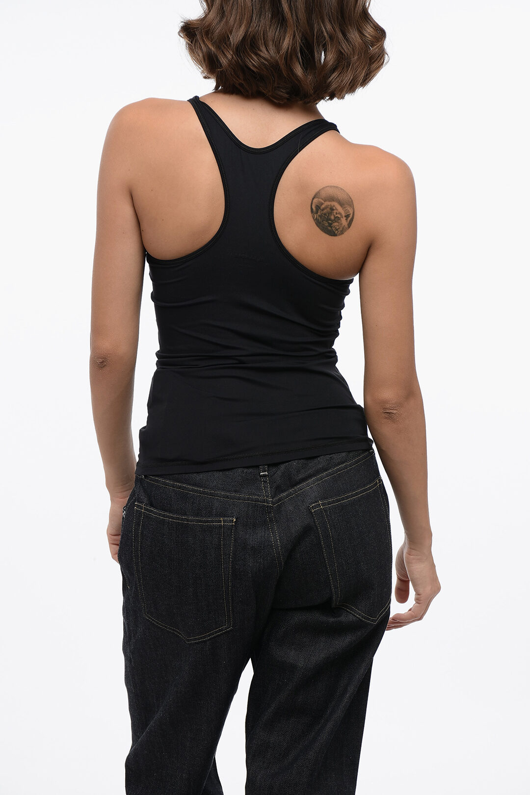 Jil Sander Tech Fabric Tank Top with Printed Logo women - Glamood Outlet