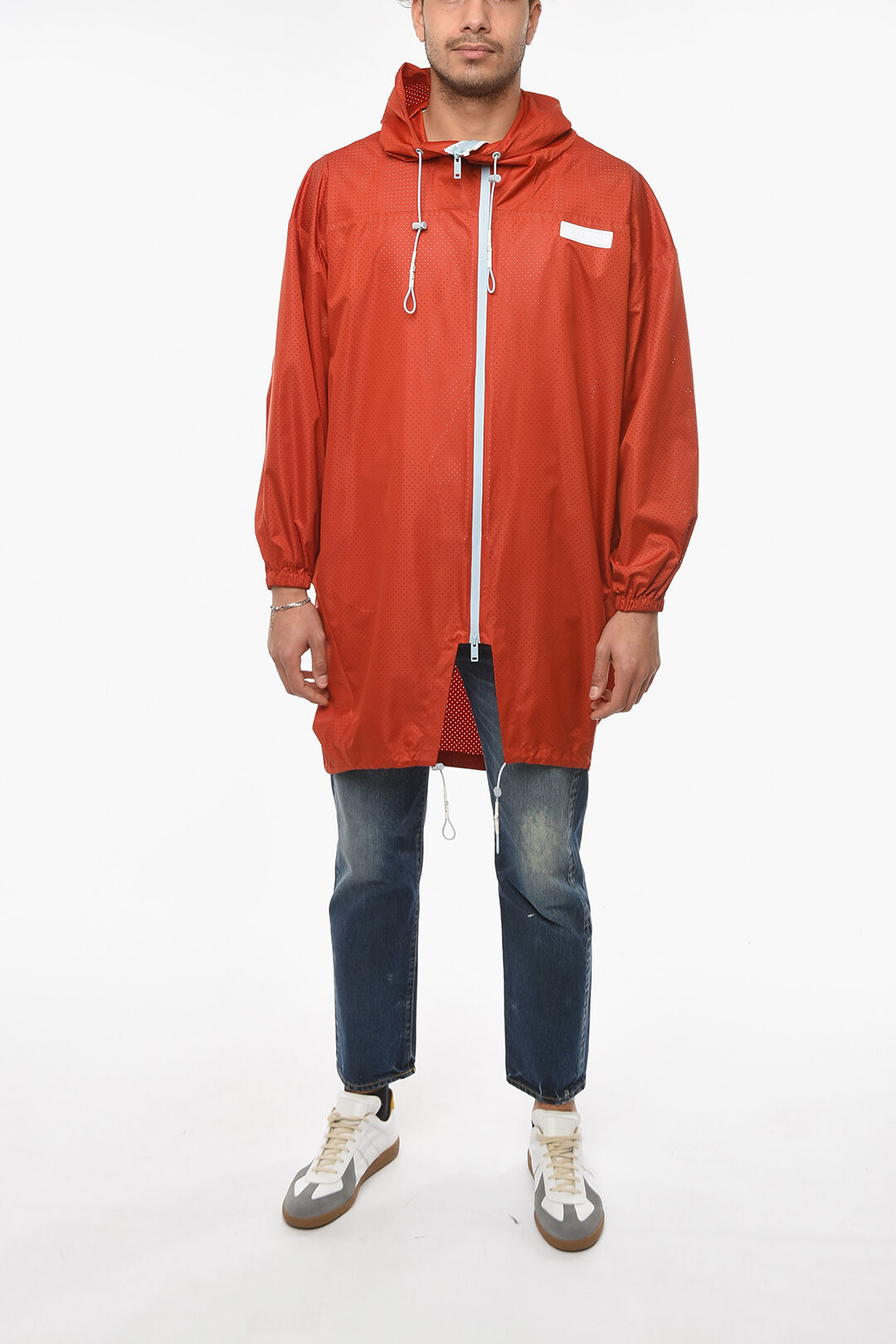 Givenchy Tech-mesh BUBBLE Asymmetric Parka men - Glamood Outlet