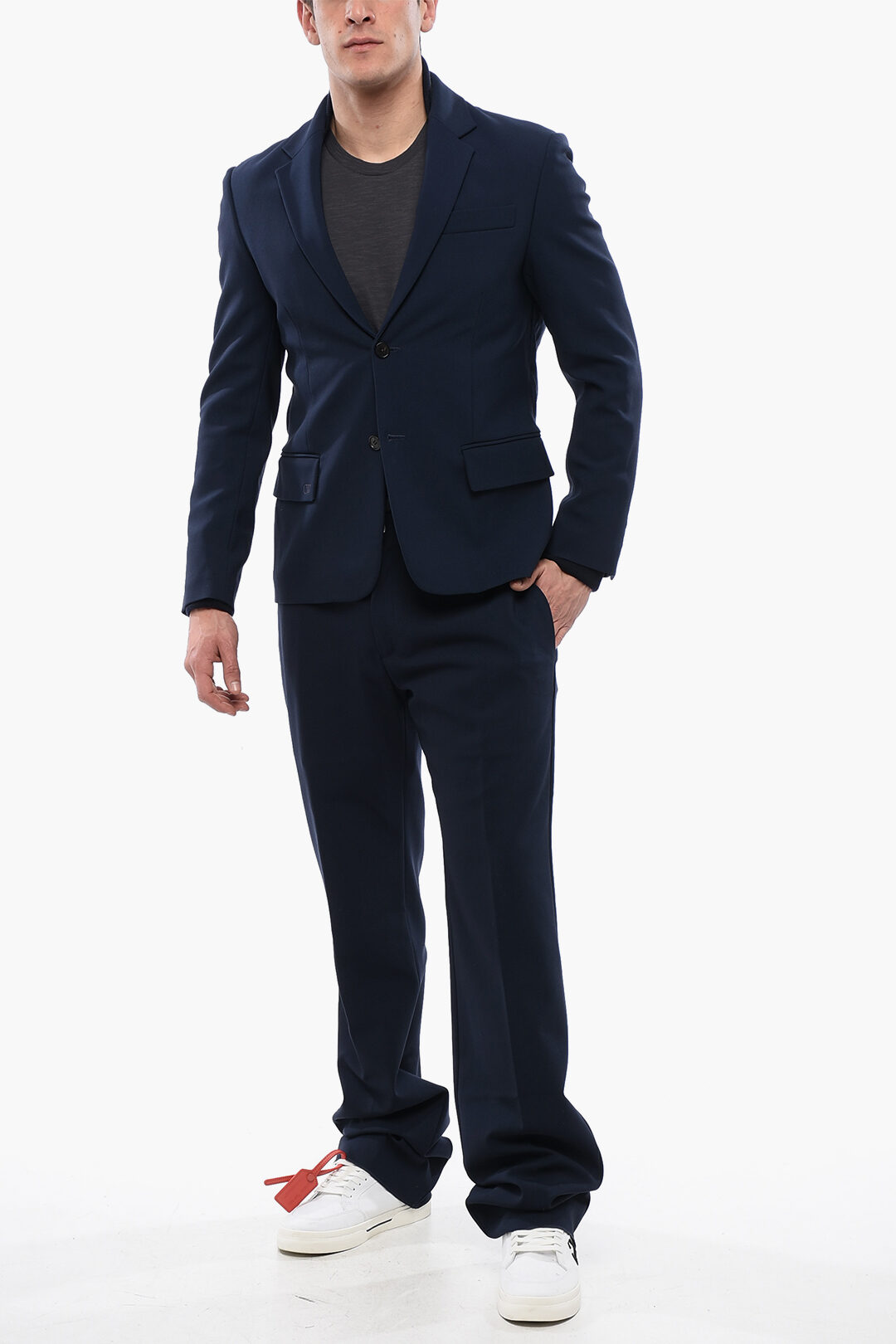 Off-White Tech Wool HYBRID Blazer with Bomber Details men - Glamood Outlet