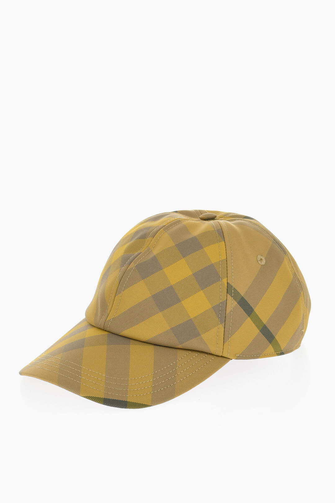 Burberry Technical Fabric Checked Cap men - Glamood Outlet