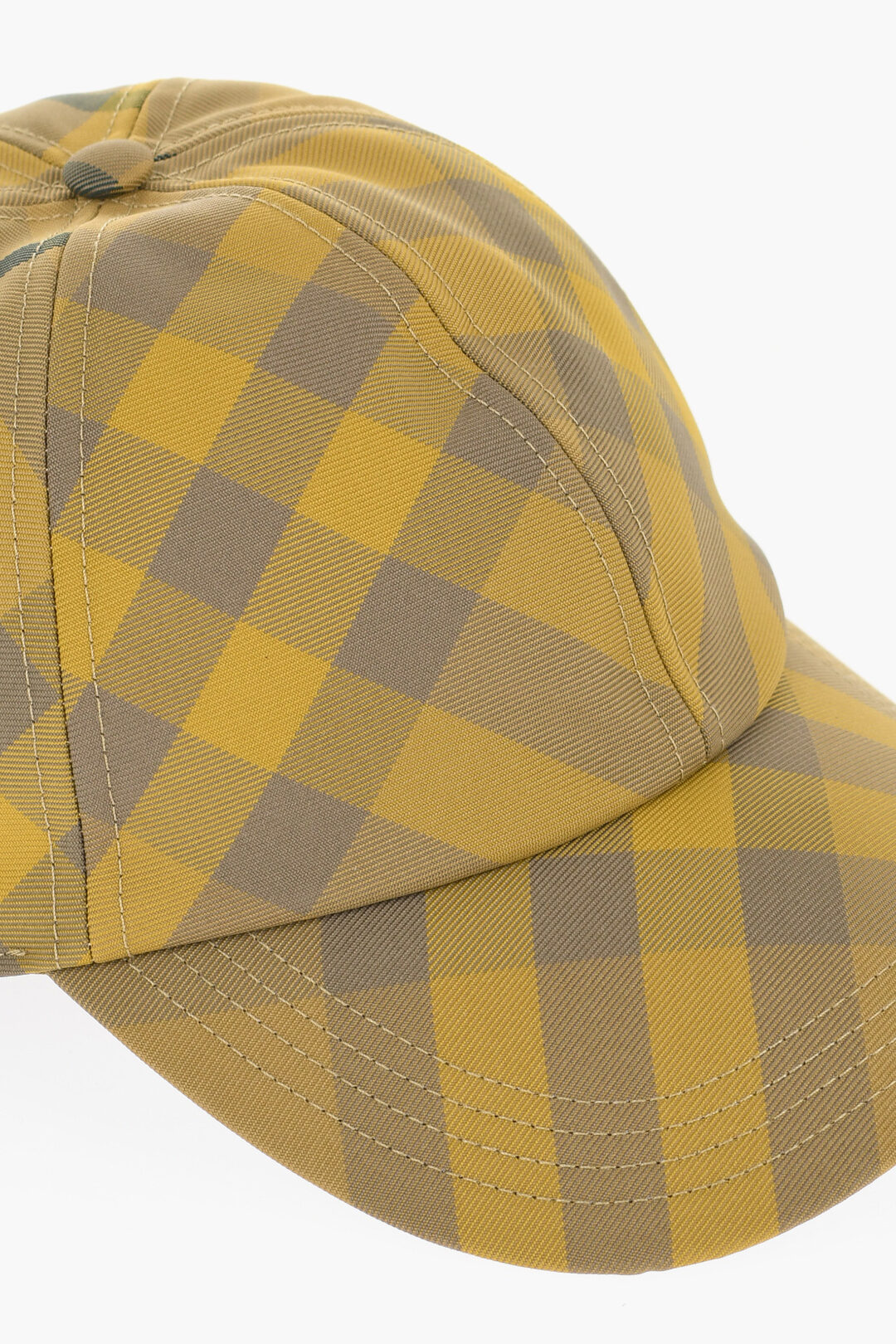 Burberry Technical Fabric Checked Cap men - Glamood Outlet