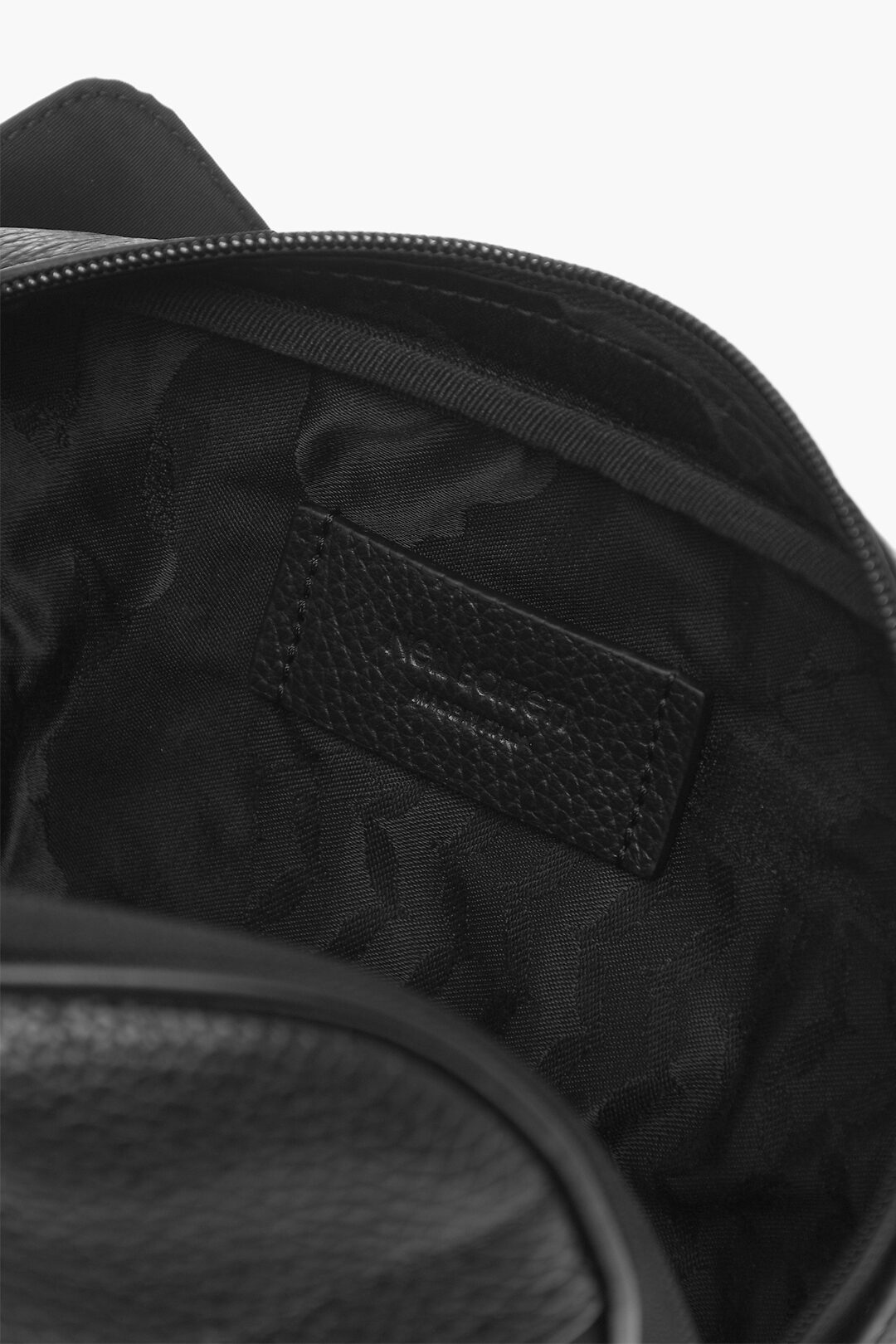 Neil Barrett Technical Fabric CITY Bum Bag with Textured Leather ...