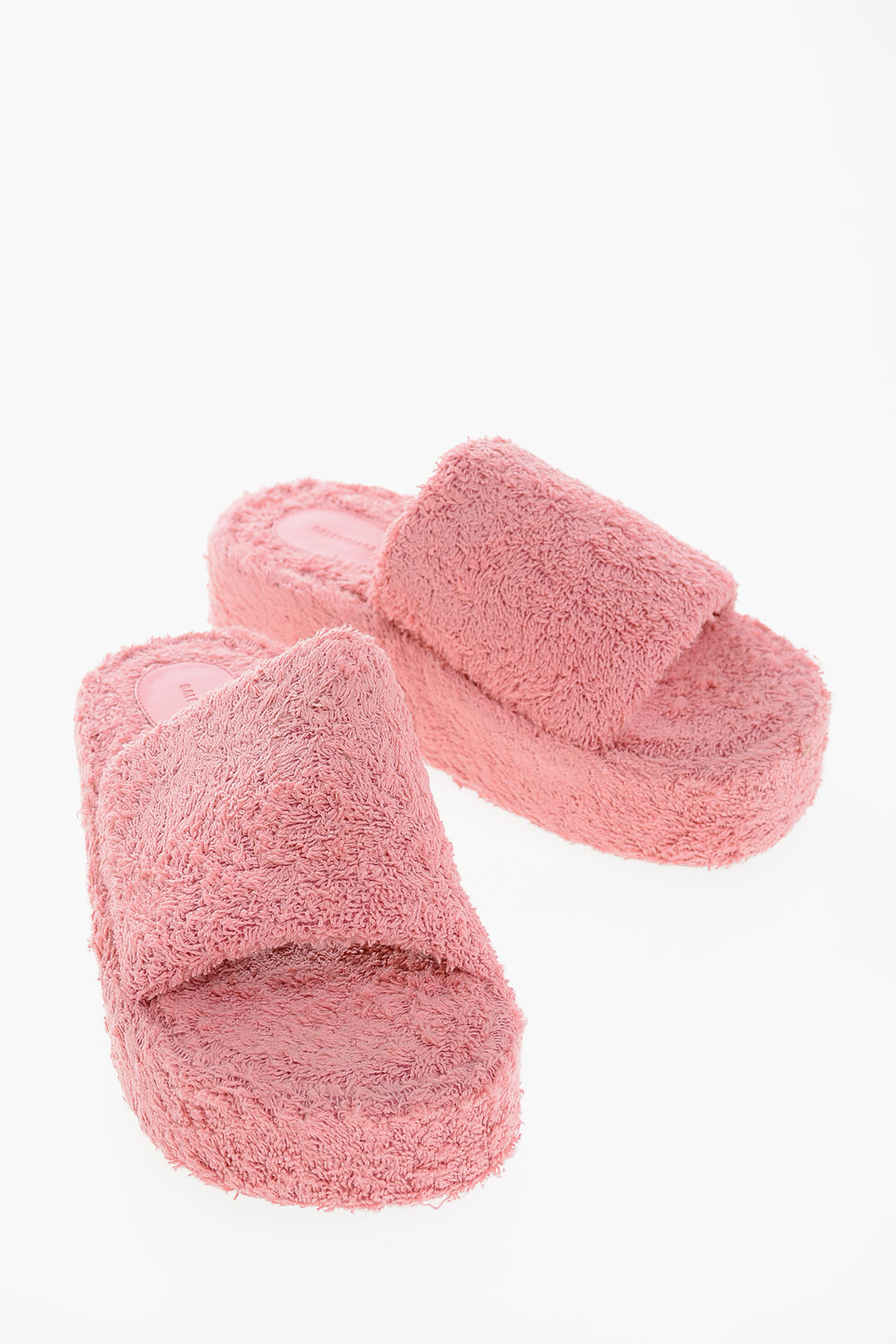 Balenciaga Terry SPONGY Platform Sliders women - Glamood Outlet