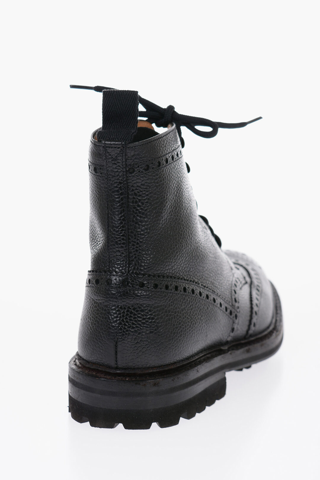 Church's Textured Leather FURLANE Full Brogue Combat Booties men ...