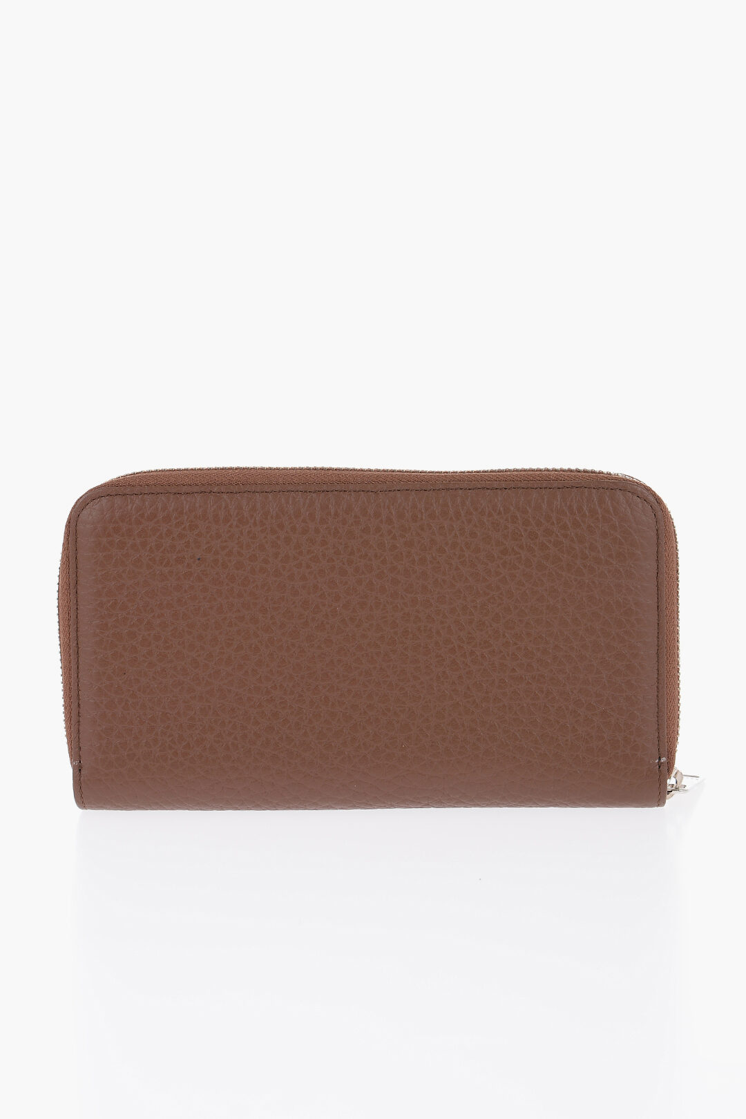 Orciani Textured Leather Wallet with Metal Logo women - Glamood Outlet