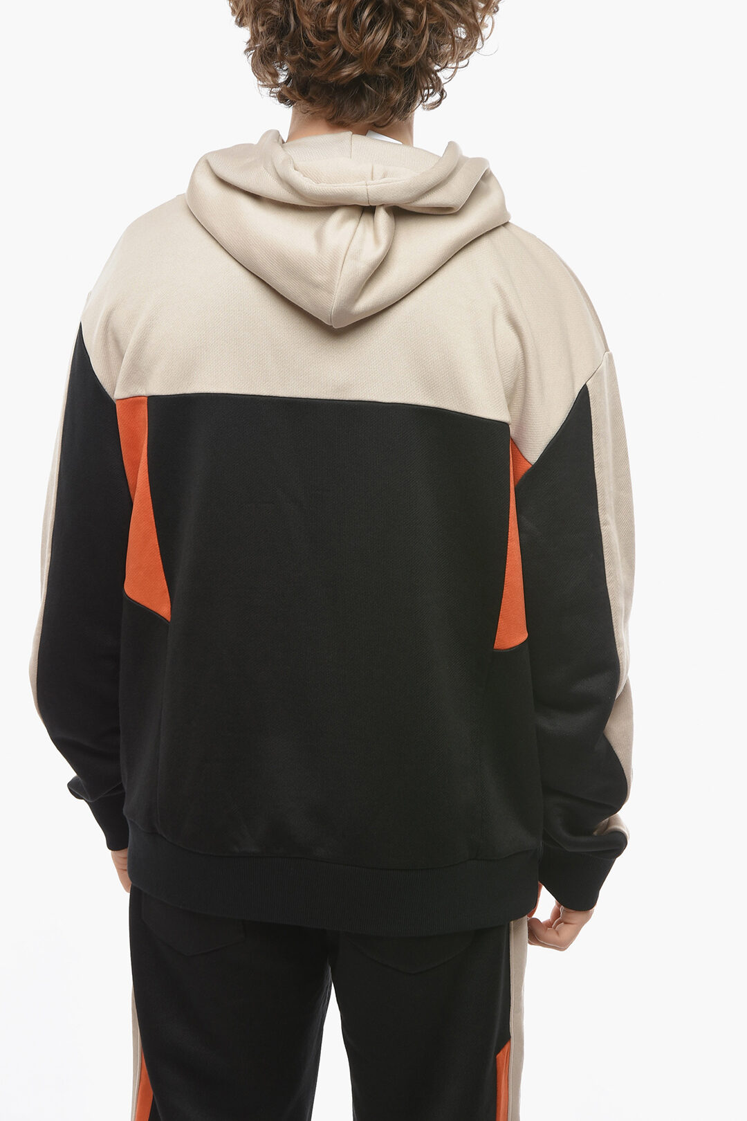 Balmain Three Tone Hoodie with Maxipocket men - Glamood Outlet