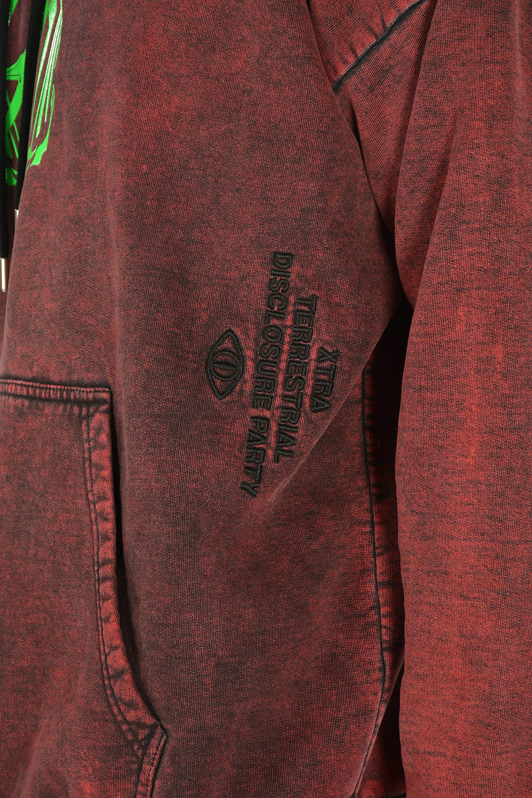 Diesel Tie Dye Effect Hooded S-ALBY-ACID Sweatshirt men - Glamood Outlet