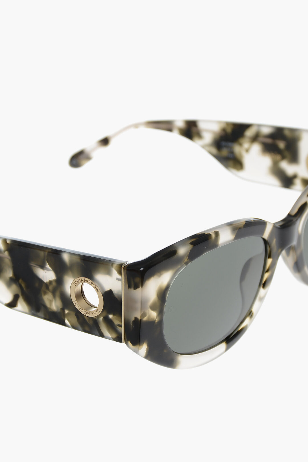 Linda Farrow Tortoiseshell D-Frame DEBBIE Sunglasses women - Glamood Outlet