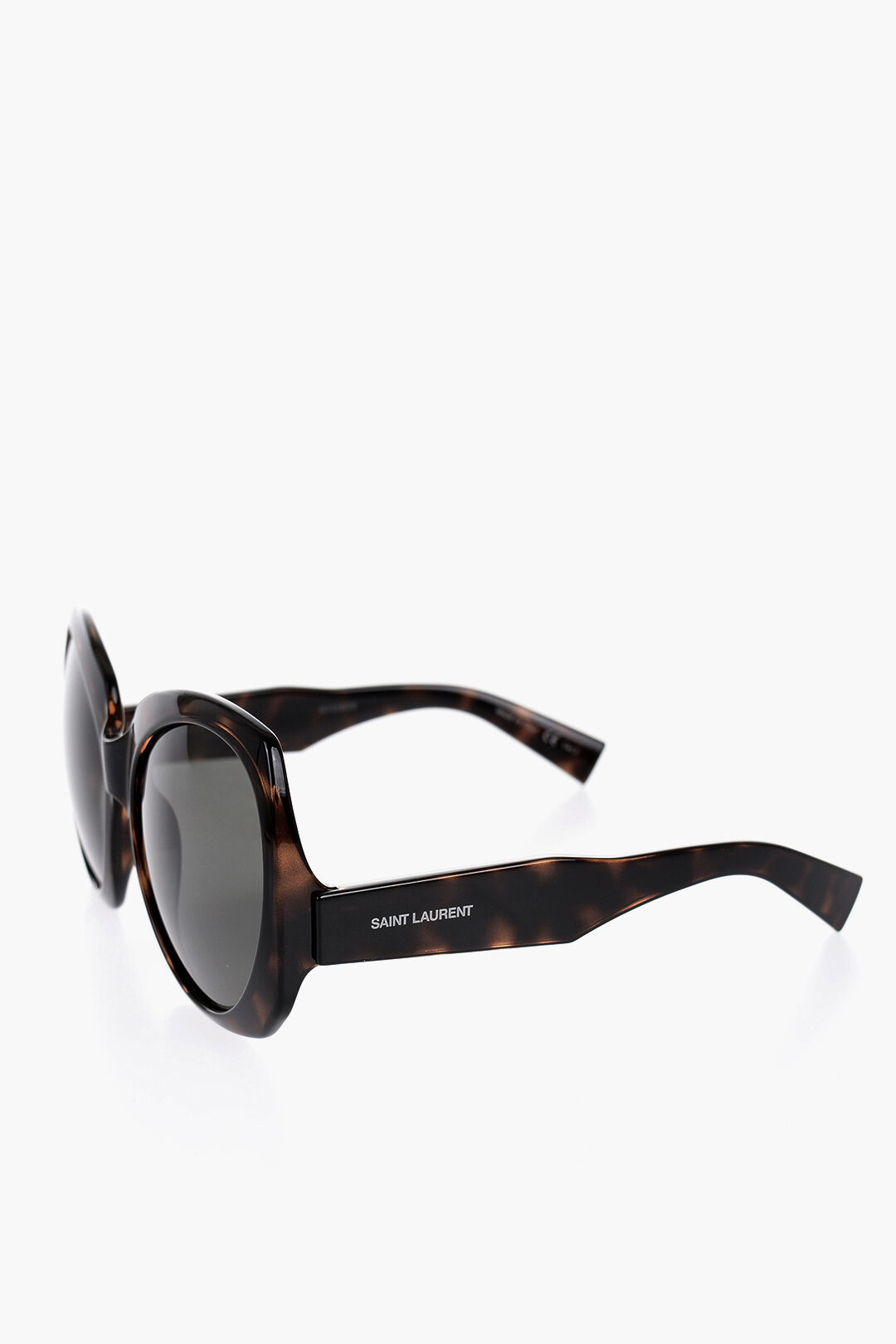 Saint Laurent Tortoiseshell- Effect Oversized Sunglasses women ...