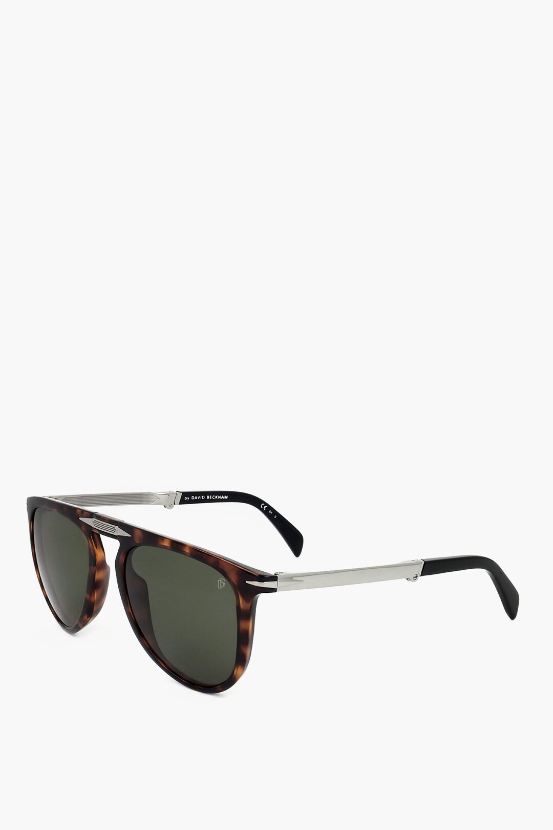 David Beckham Tortoiseshell Pantos Sunglasses with Straight Bridge men ...