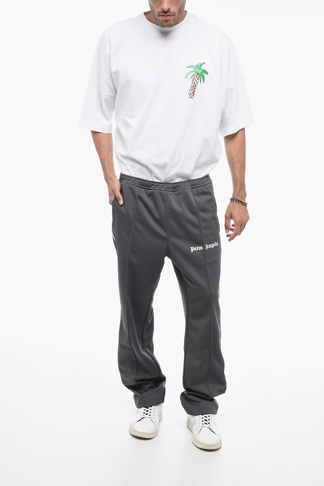 Palm Angels TRACK BELT Pants With Drawstrings men - Glamood Outlet