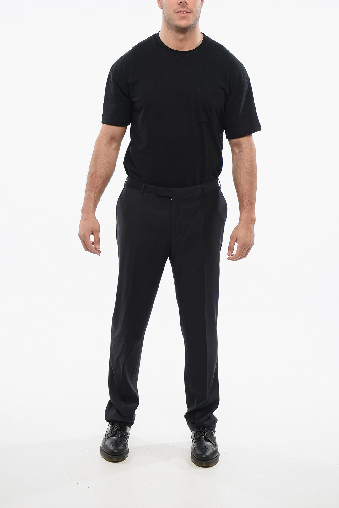 Corneliani TREND Virgin Wool Pants men - Glamood Outlet