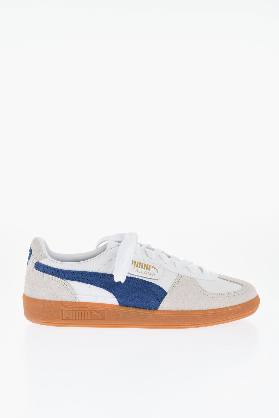 Puma Tricolor Leather and Suede PALERMO Low-Top Sneakers men - Glamood ...