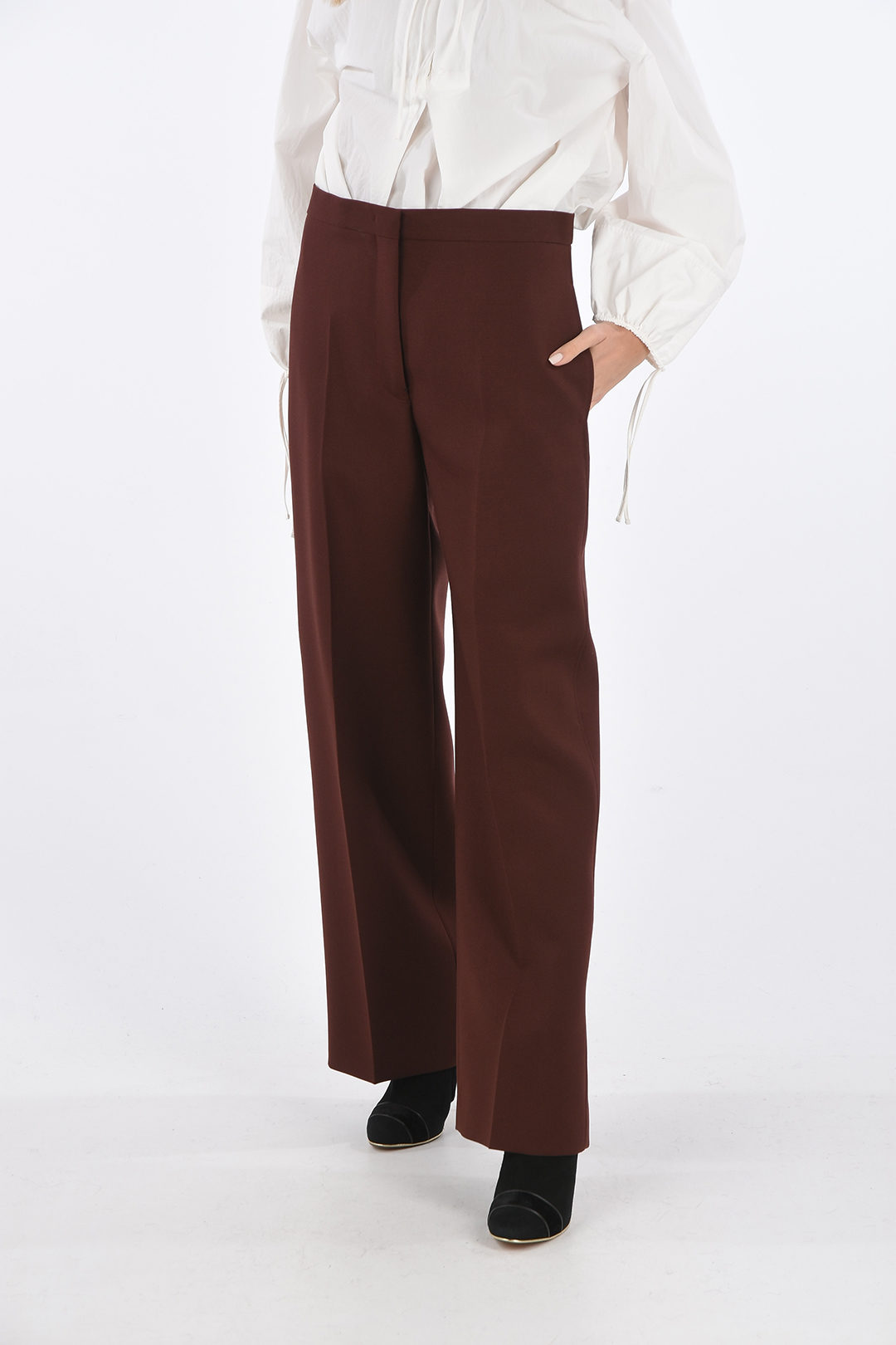 Jil Sander Twill NICHOLAS Palazzo Pants women - Glamood Outlet