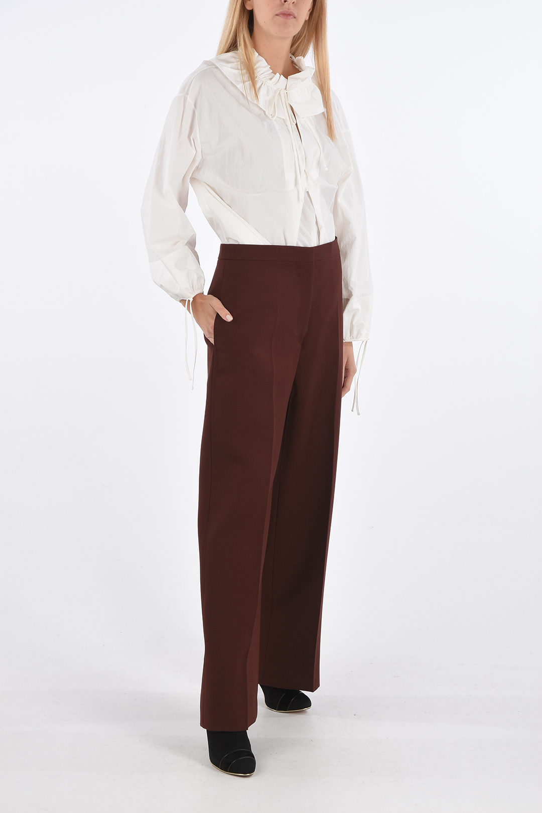 Jil Sander Twill NICHOLAS Palazzo Pants women - Glamood Outlet