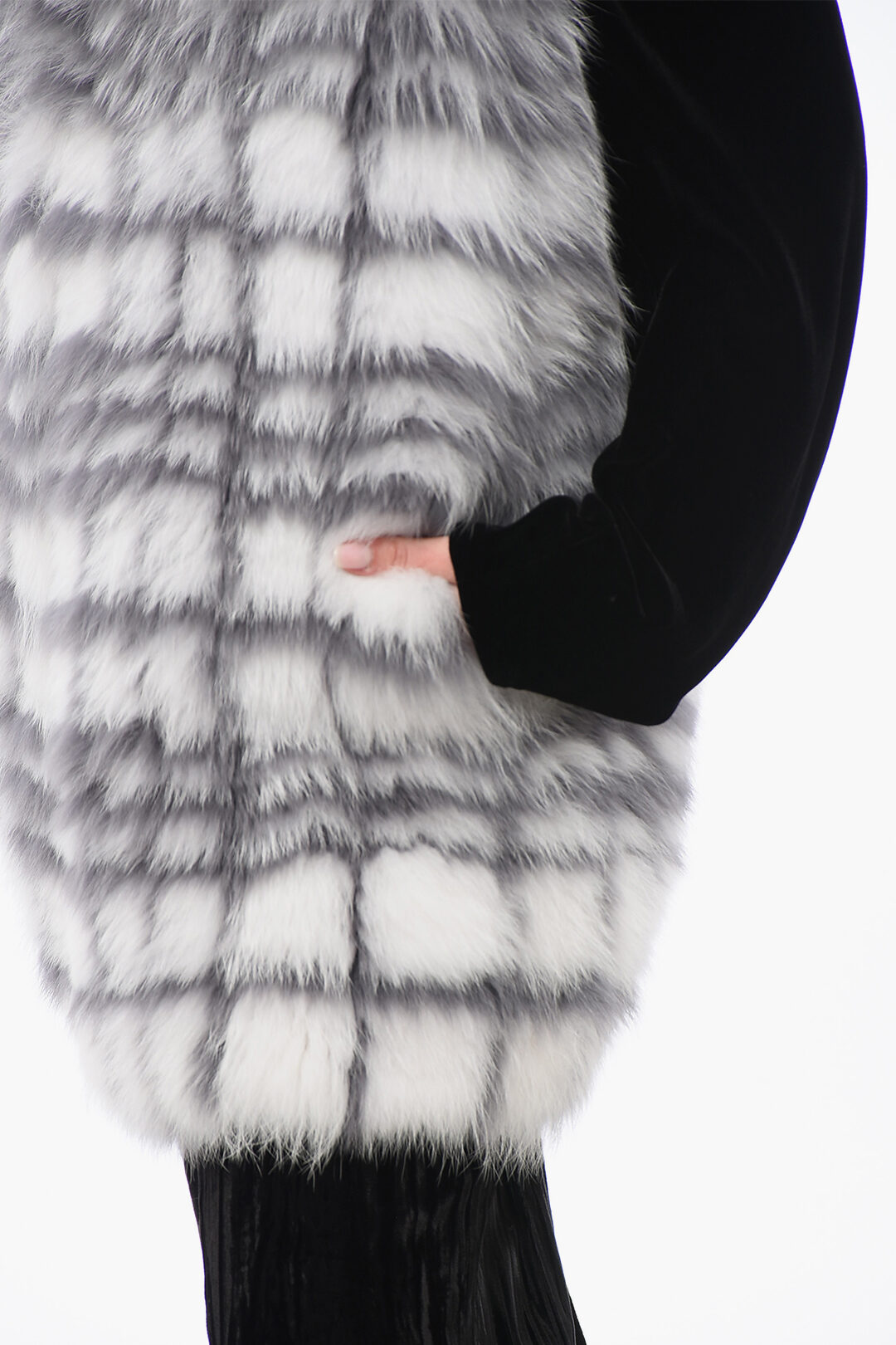 Mad Dam Two-Tone Fur Vest women - Glamood Outlet