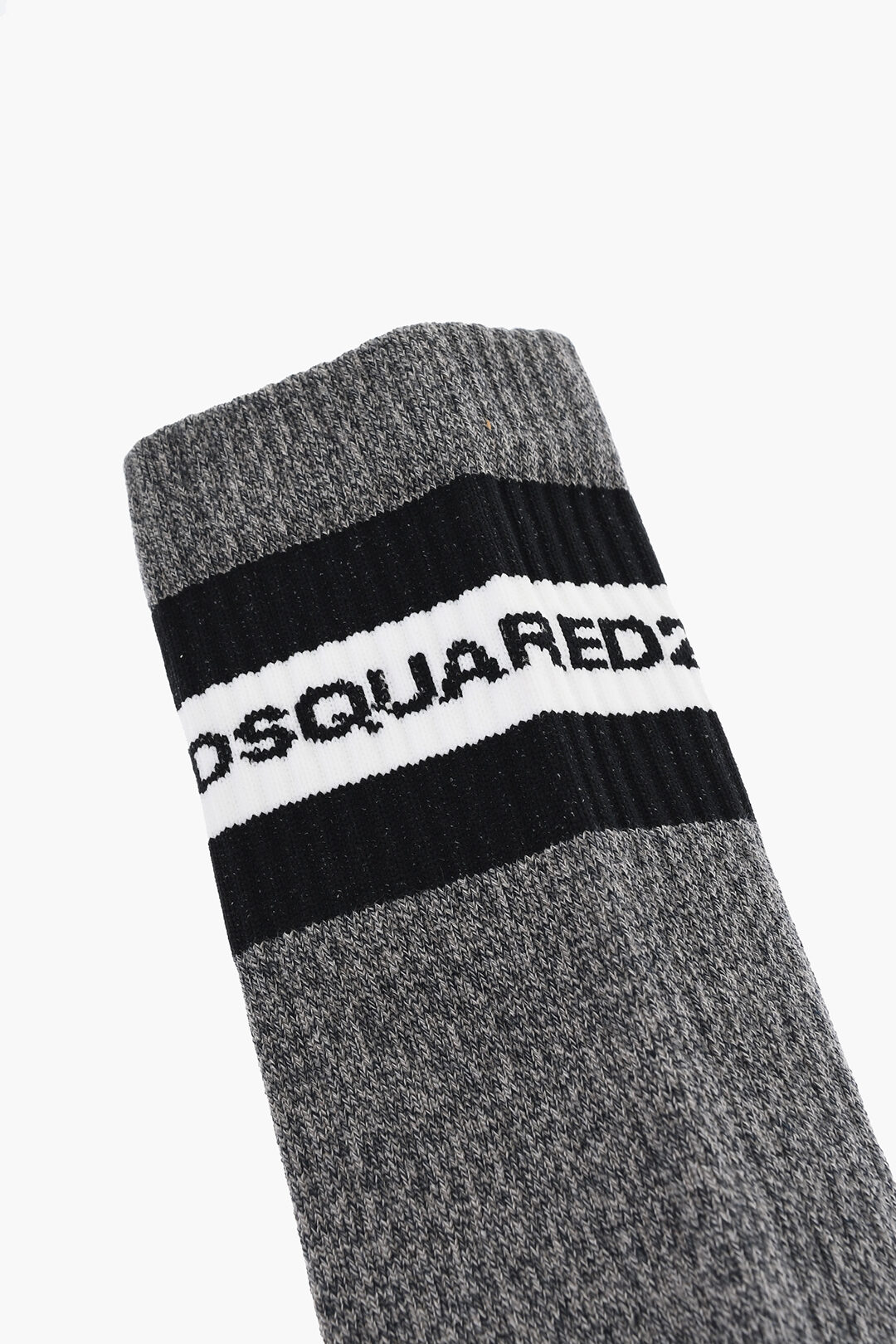 Dsquared2 Two-Tone Long Socks with Embroidery Logo men - Glamood Outlet