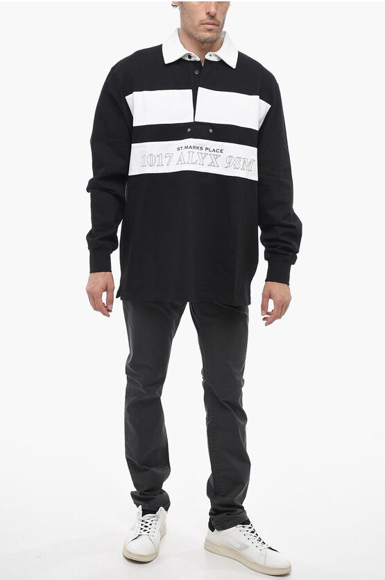 Alyx Two-Tone Polo Shirt with Print men - Glamood Outlet