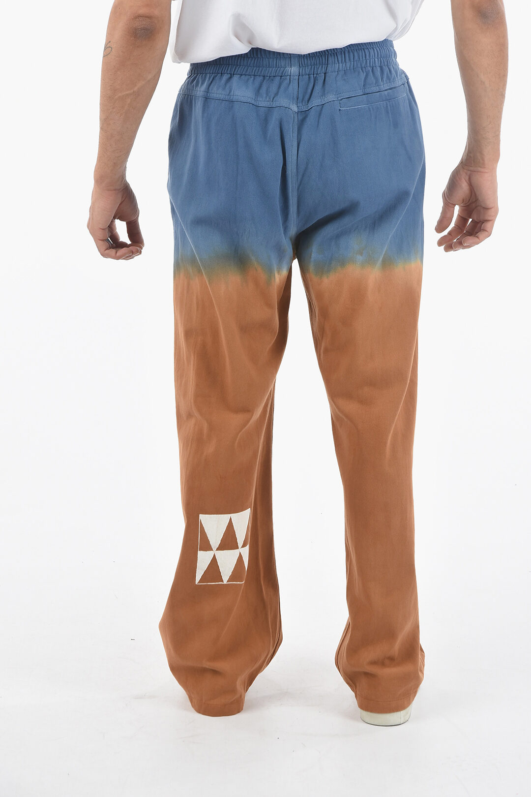 Vyner Articles Two-Tone Shaded Effect Wide Leg Pants men - Glamood Outlet