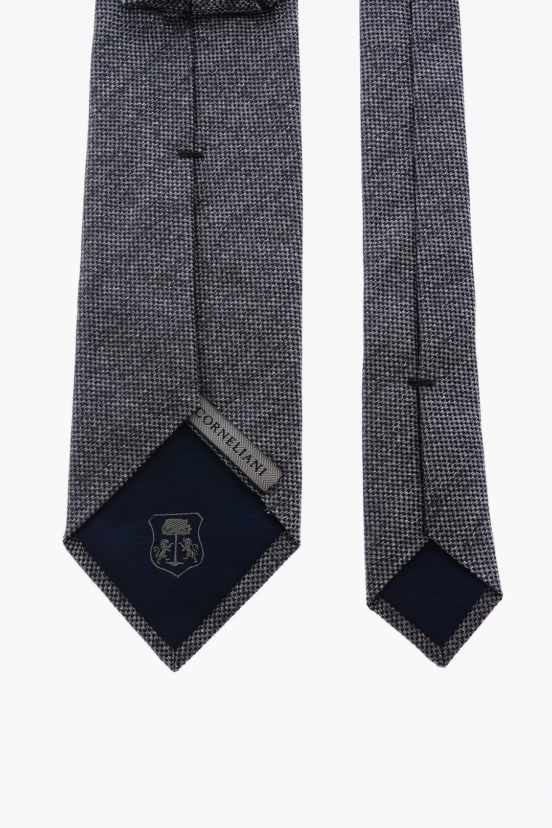 Corneliani two-tone silk tie men - Glamood Outlet