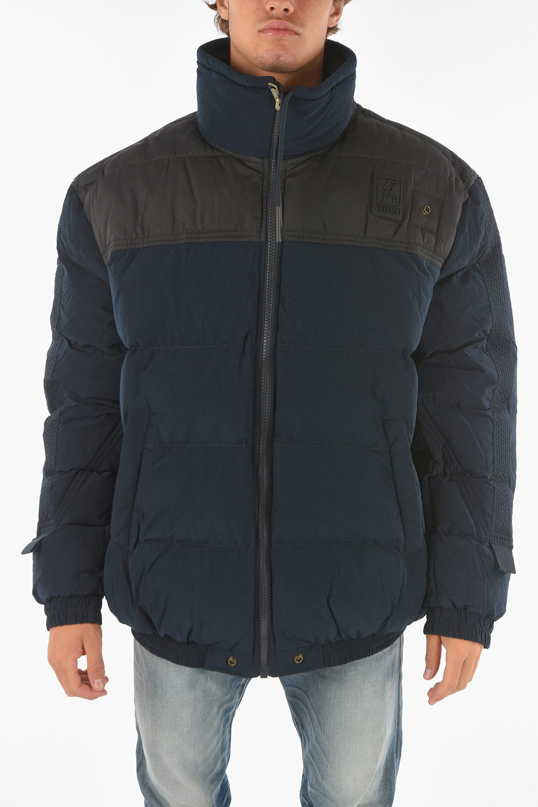 Diesel Two Tone W-BRIGGS Puffer Jacket with Zip Closure men - Glamood ...