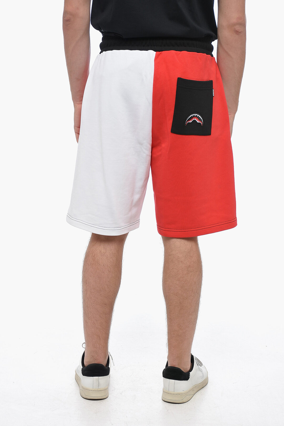 Sprayground Two-toned Shorts with Embroidered Logo men - Glamood Outlet