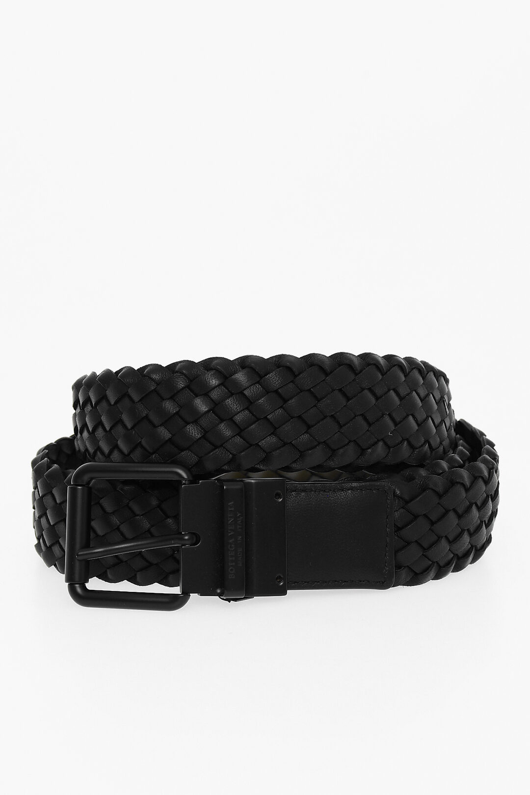 Bottega Veneta Two-toned Woven Leather Belt men - Glamood Outlet