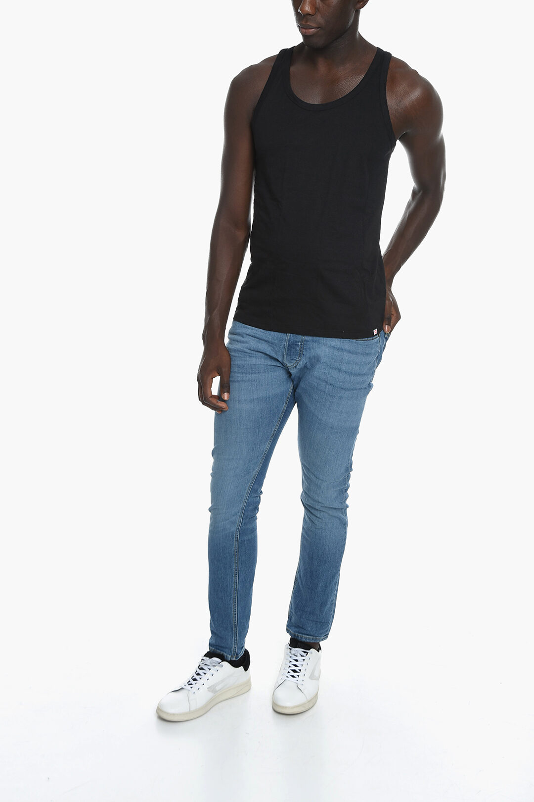 Diesel UMTK-JOHNNY-TUBE 2 Tank Tops Set men - Glamood Outlet