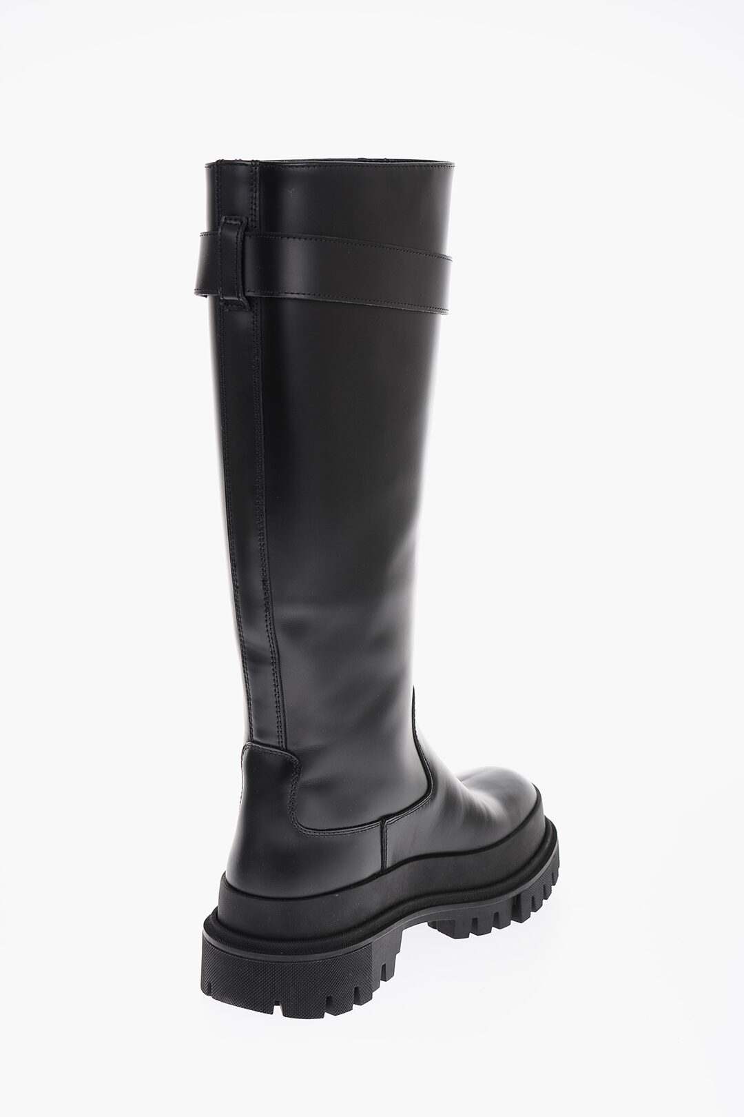 Dolce & Gabbana Under the Knee ANTIK Leather Boots women - Glamood Outlet