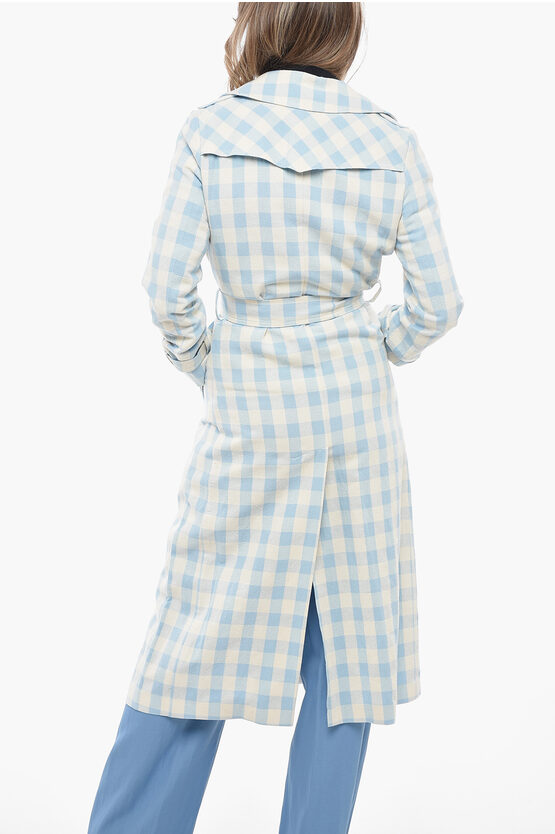 Tagliatore Unlined CAROLA Trench with Check Pattern women - Glamood Outlet