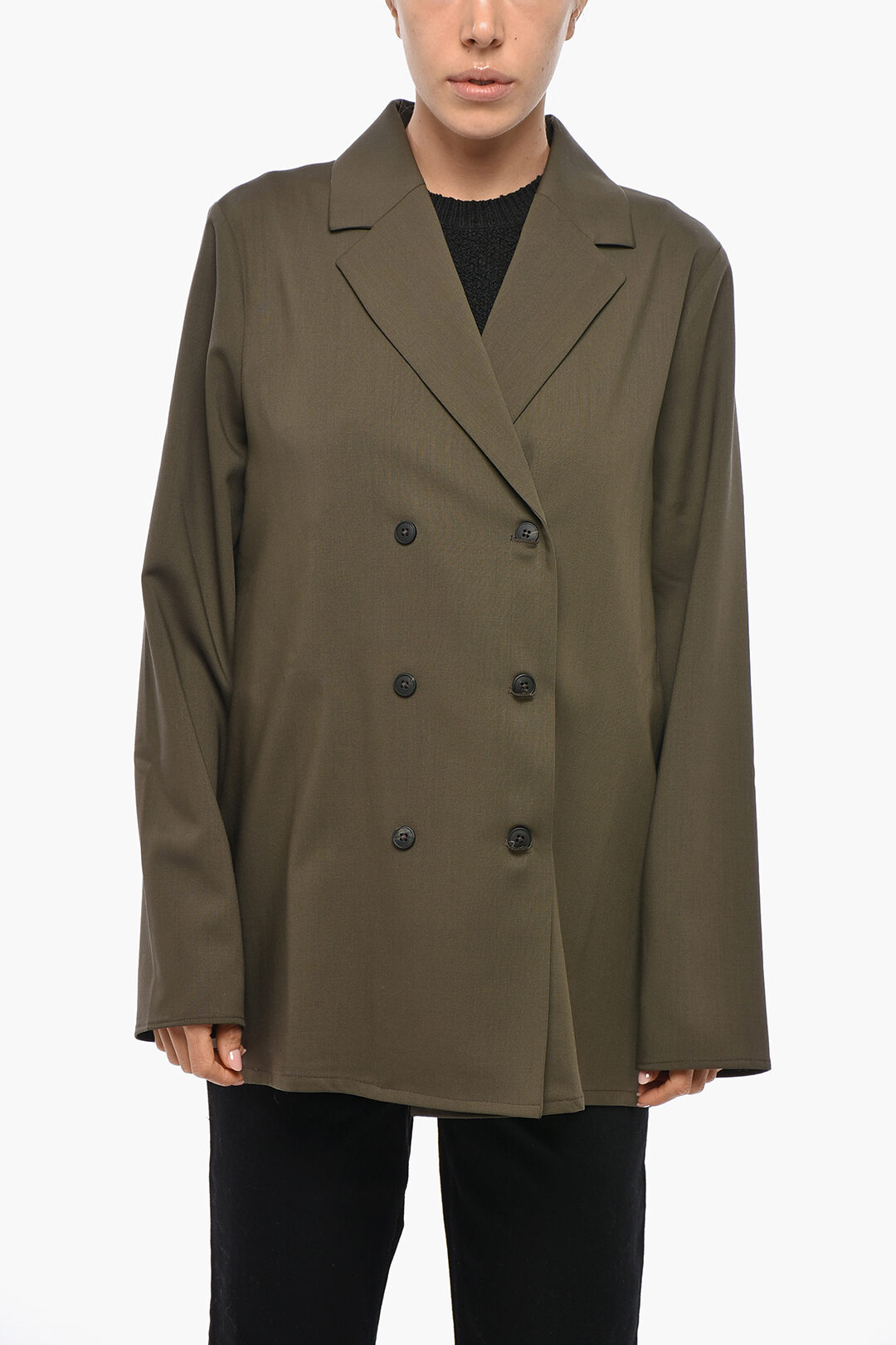 Rohe Unlined Double-Breasted Blazer Without Pockets women - Glamood Outlet