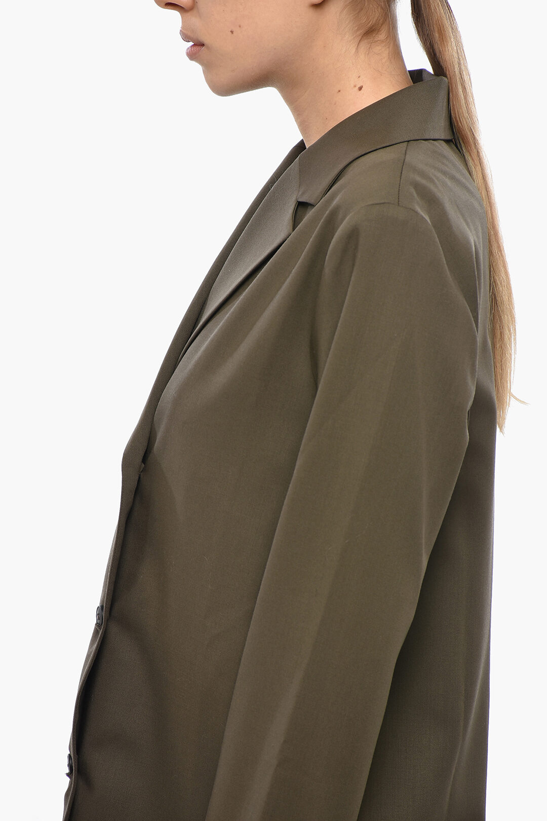 Rohe Unlined Double-Breasted Blazer Without Pockets women - Glamood Outlet