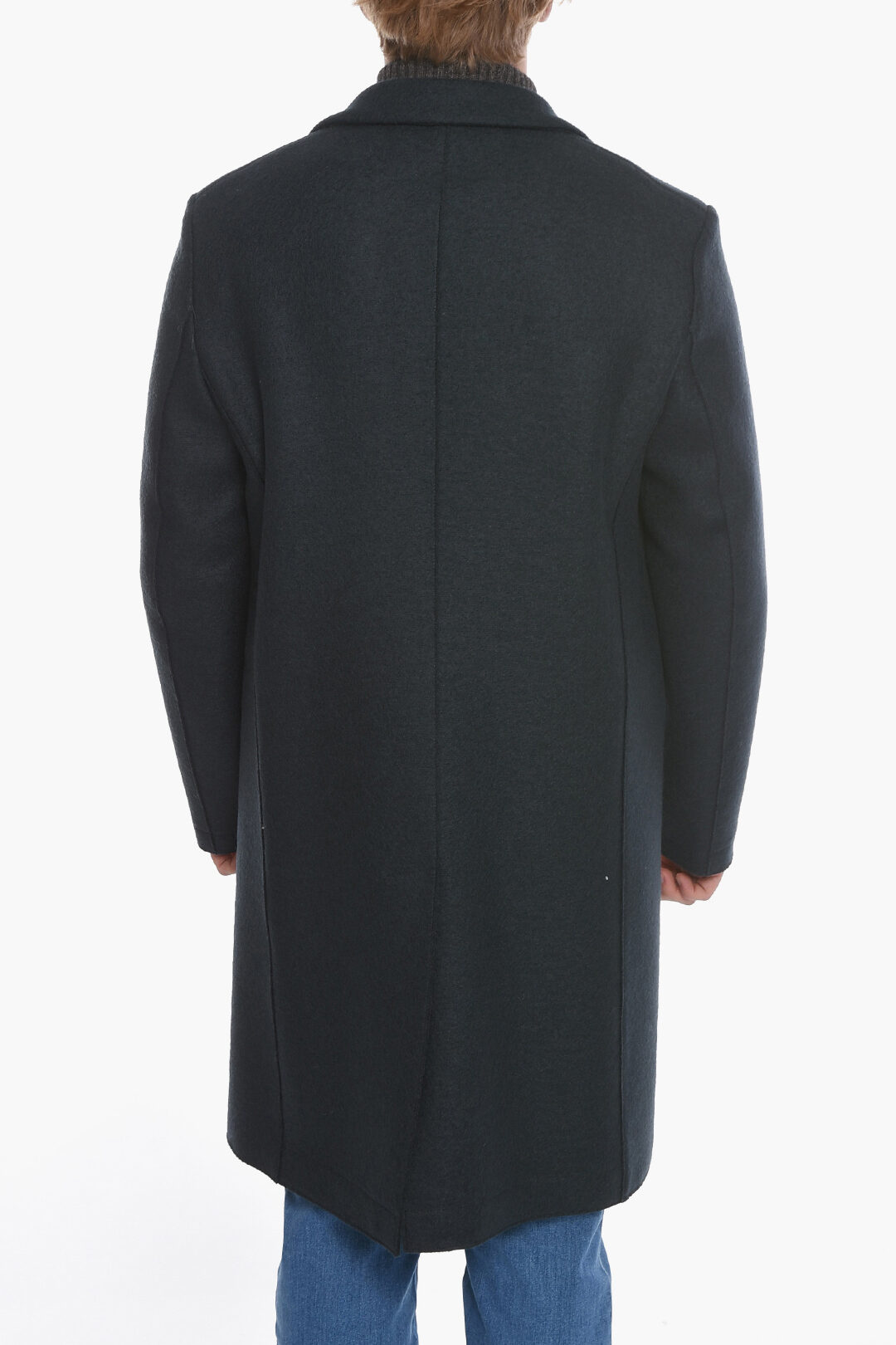 Harris Wharf Unlined Virgin Wool Coat with Flush Pockets men - Glamood ...