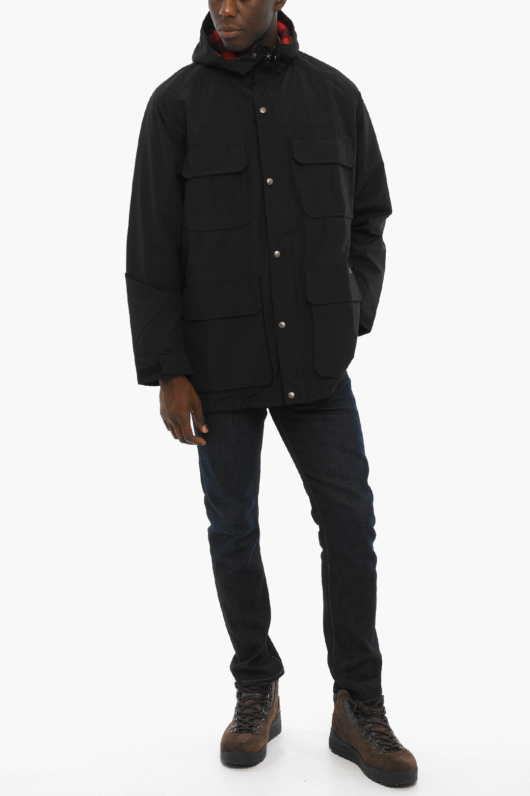 Woolrich Utility Jacket with Buffalo Check Inner men - Glamood Outlet