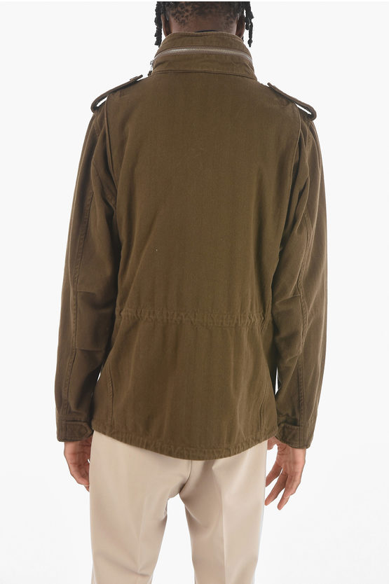 Aspesi Utility Jacket With Hidden Hood And Removable Padding men ...