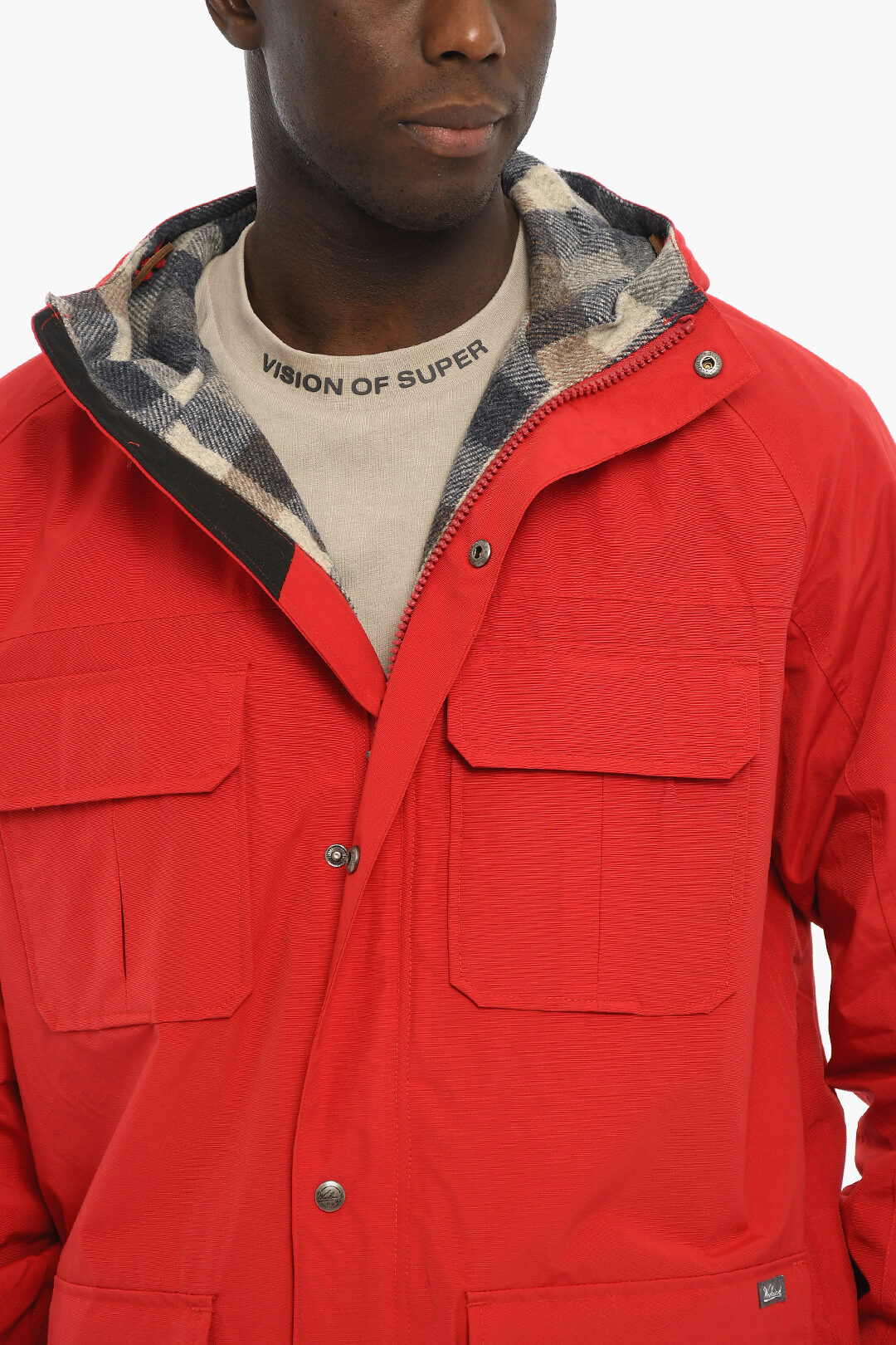 Woolrich Utility Jacket with Logoed Buttons and Hood men - Glamood Outlet