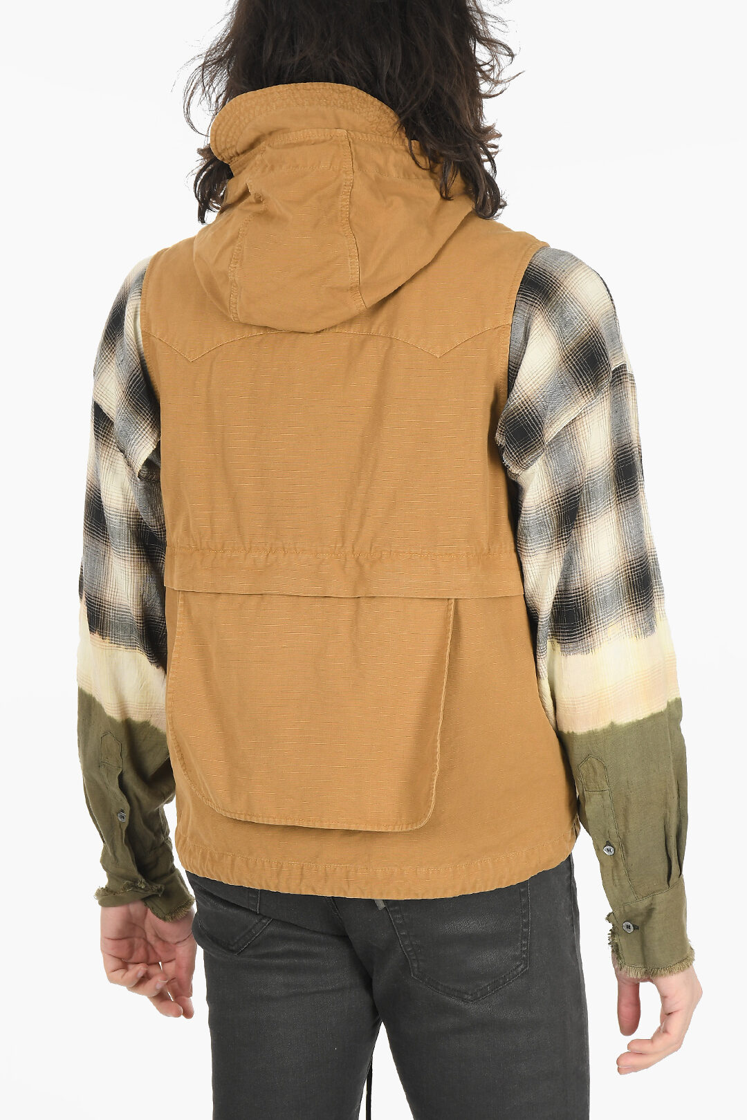 Palm Angels Utility Pocket PXP Hooded Cotton Vest men - Glamood Outlet