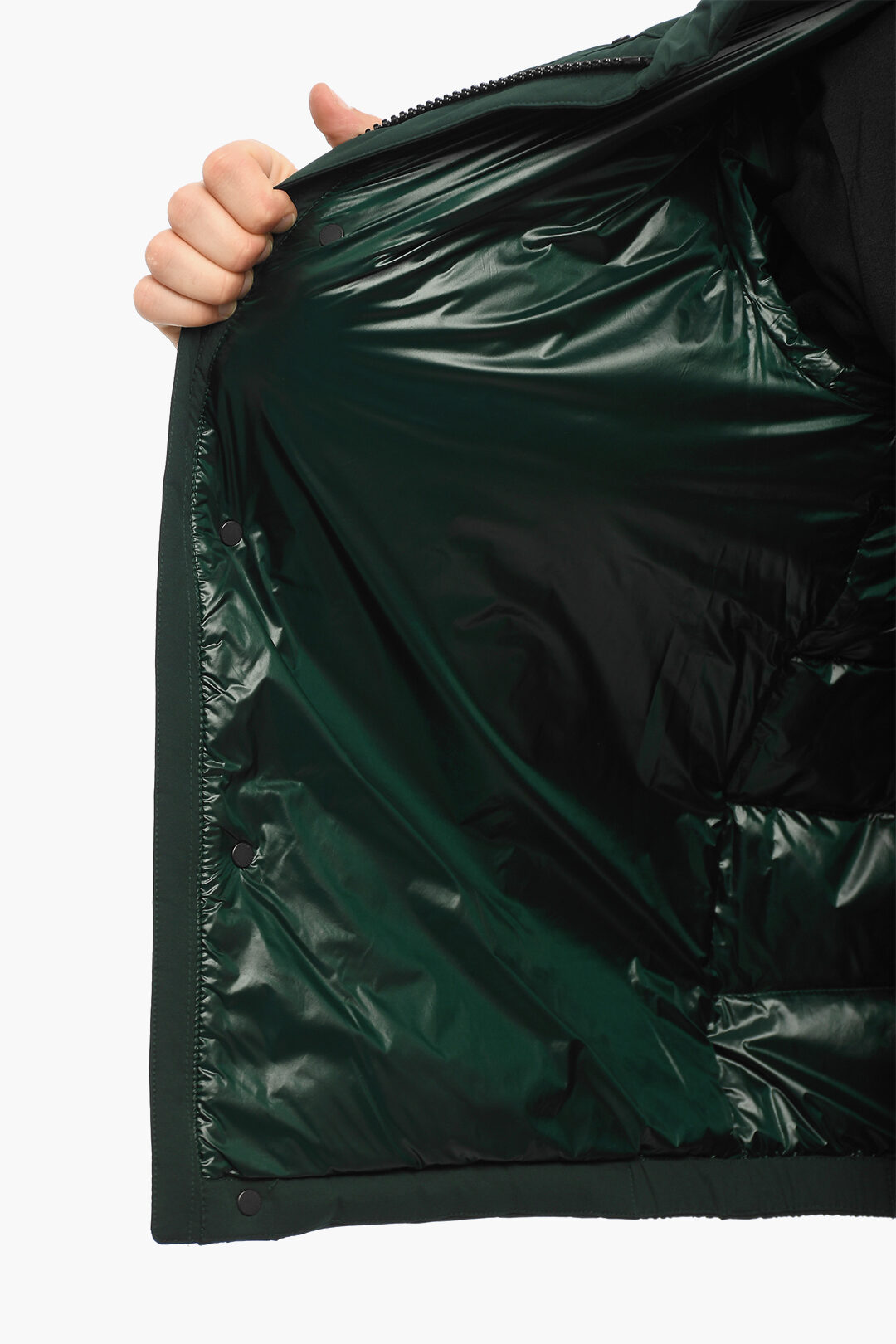 Woolrich Utility SIERRA Down Jacket with Hidden Closure men - Glamood ...
