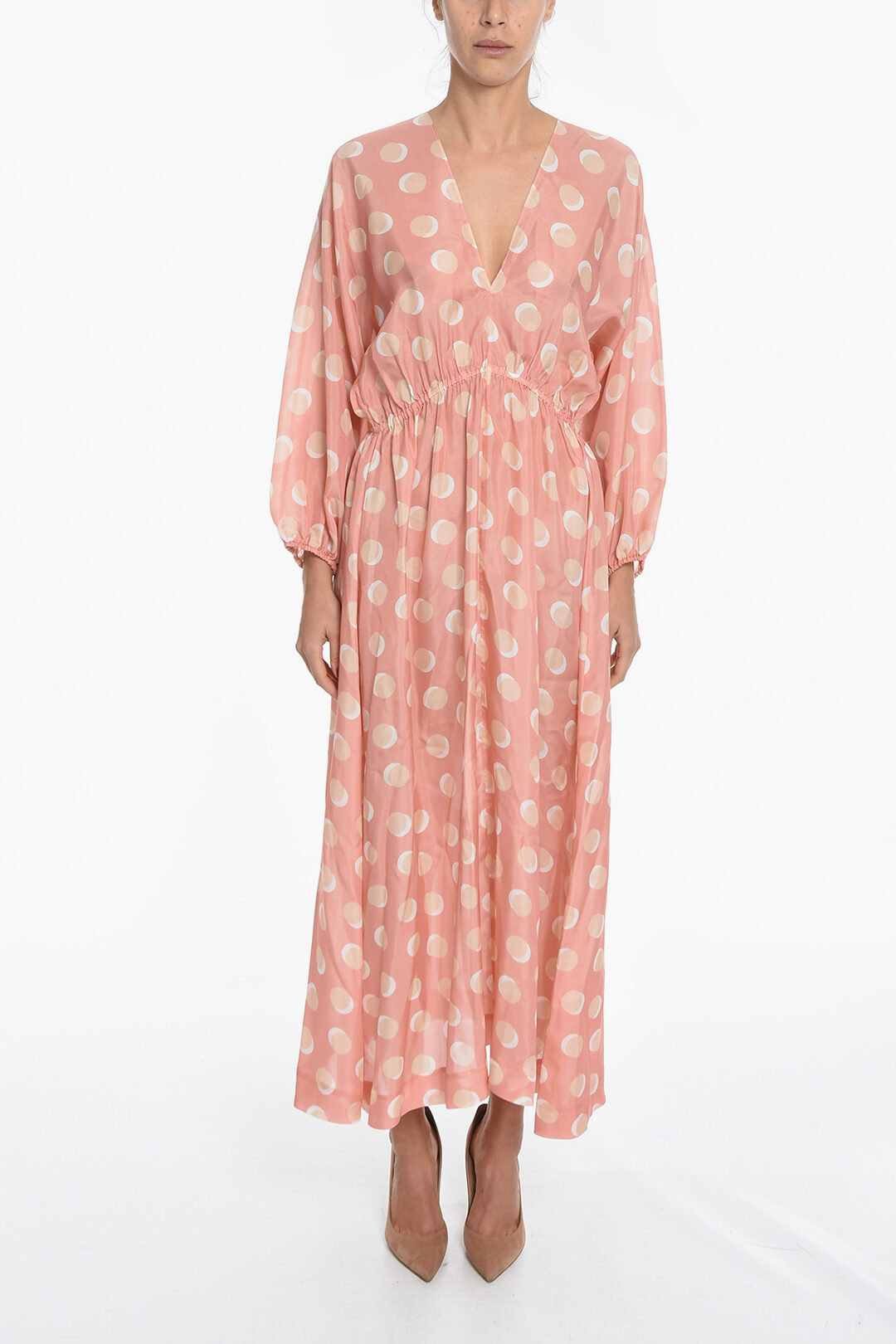 Eres V-Neck Silk NEPTUNE LUNE Dress women - Glamood Outlet