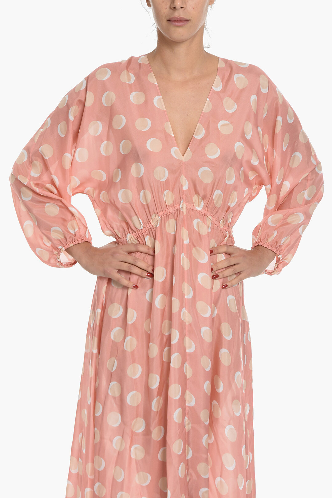 Eres V-Neck Silk NEPTUNE LUNE Dress women - Glamood Outlet